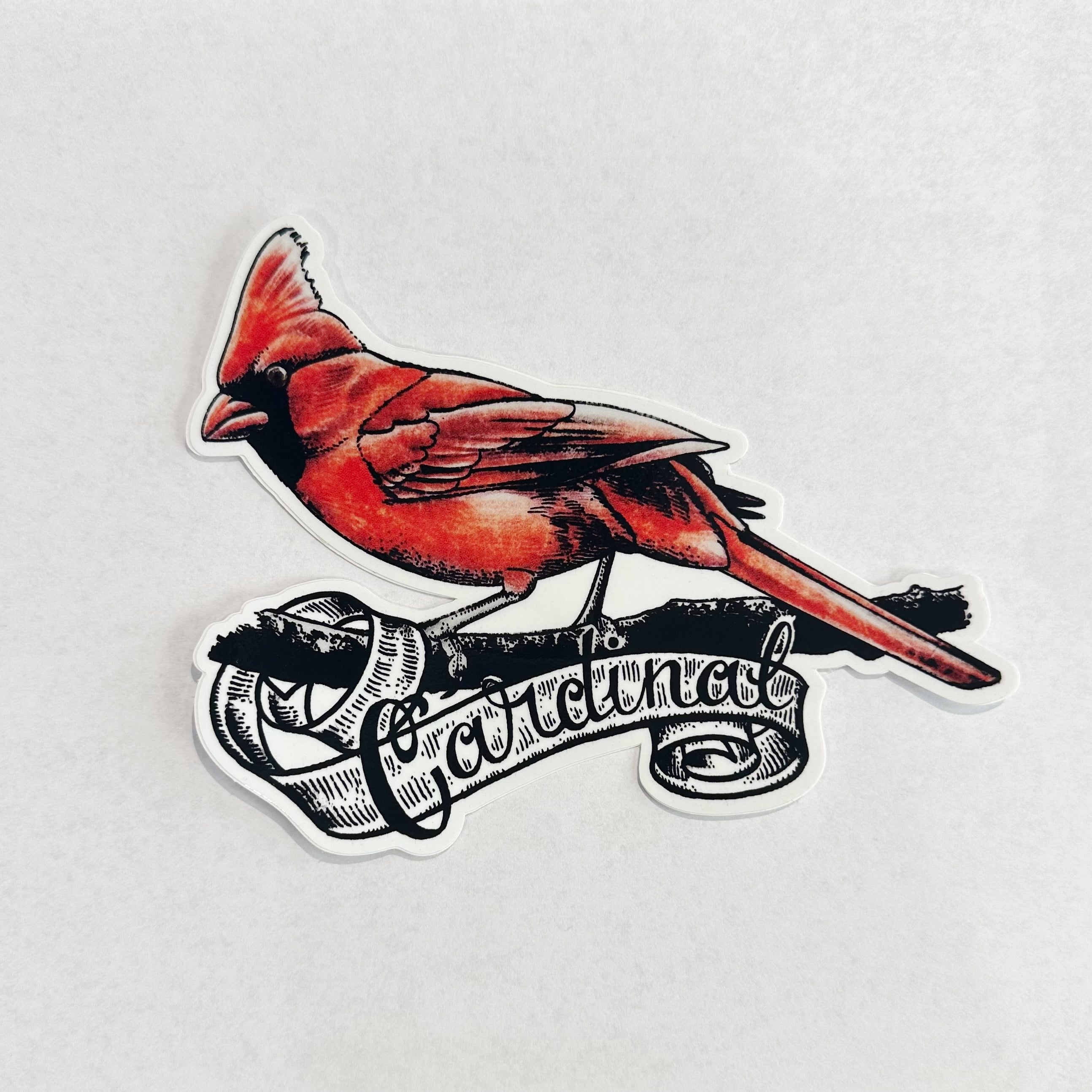 Cardinal Sticker – Illinois State Museum - the Shop